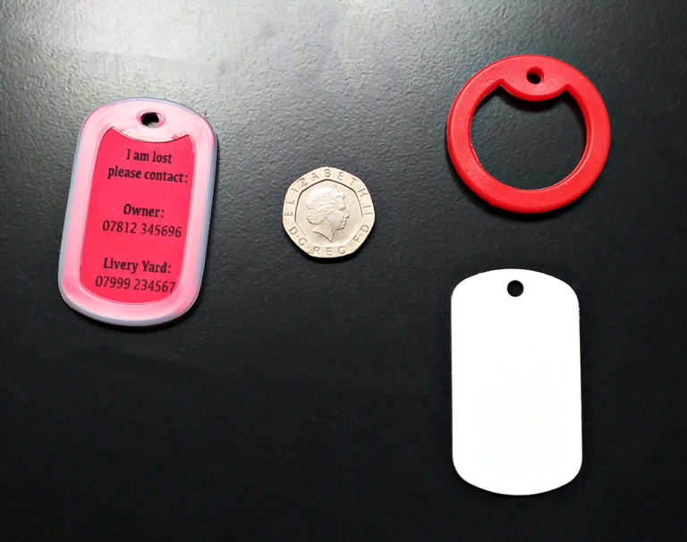 PRICE DROP!! Best Seller ID Tag/GI Dog Tag - Double Sided White 1.1mm ...