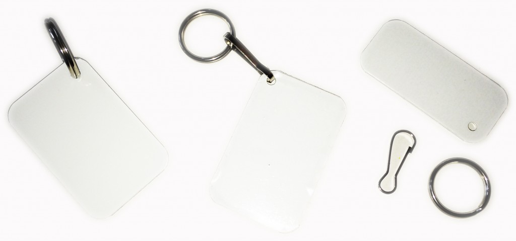 UPDATED! Custom cut small keyring - variable size MAX 75mm x 30mm ...