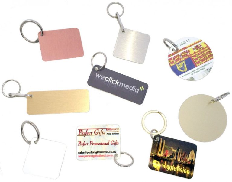 Updated! Budget Long Rectangular Keyring (Pack of 5) - Subli Metals Ltd
