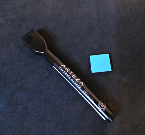 A4 Ricoh Dry Wipe Sign - Gloss White - Subli Metals Ltd