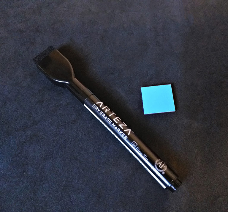 A4 Ricoh Dry Wipe Sign - Gloss White - Subli Metals Ltd