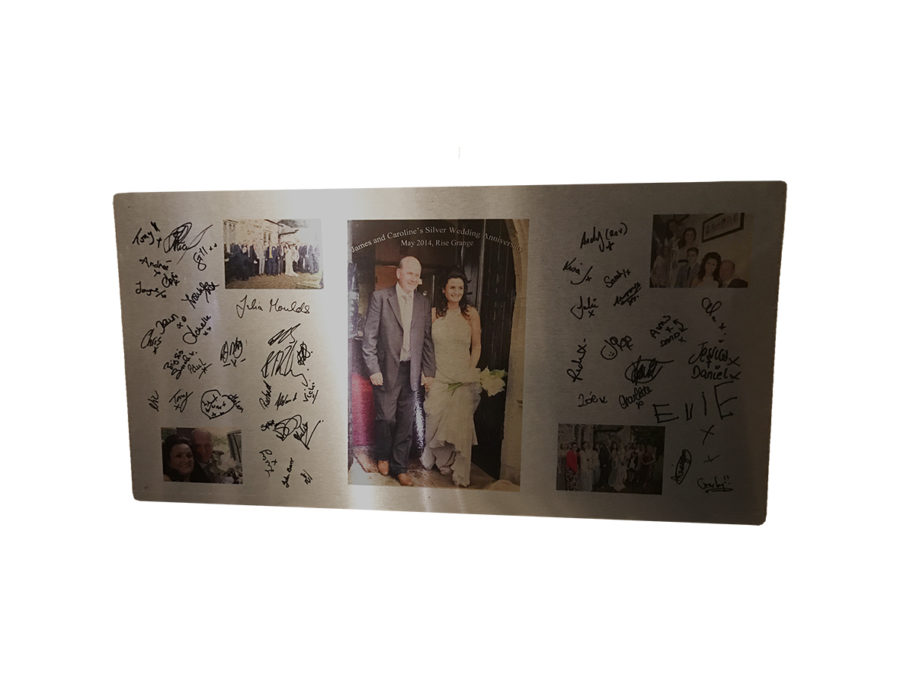 Wedding / Event signature sign - 305 x 610mm - Subli Metals Ltd