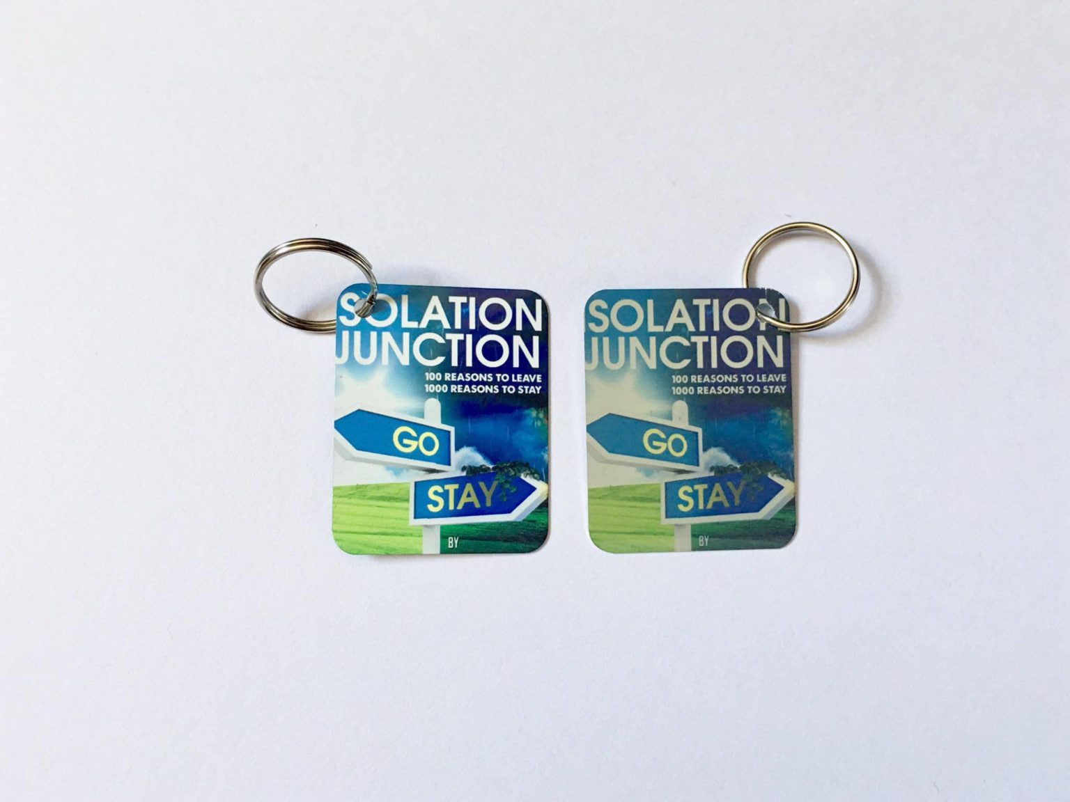 Updated! Budget Long Rectangular Keyring (Pack of 5) - Subli Metals Ltd