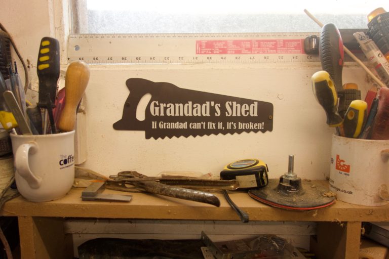 Hand Saw Shape (UPDATED! new sizes + A5 dry wipe sign added) - Subli ...