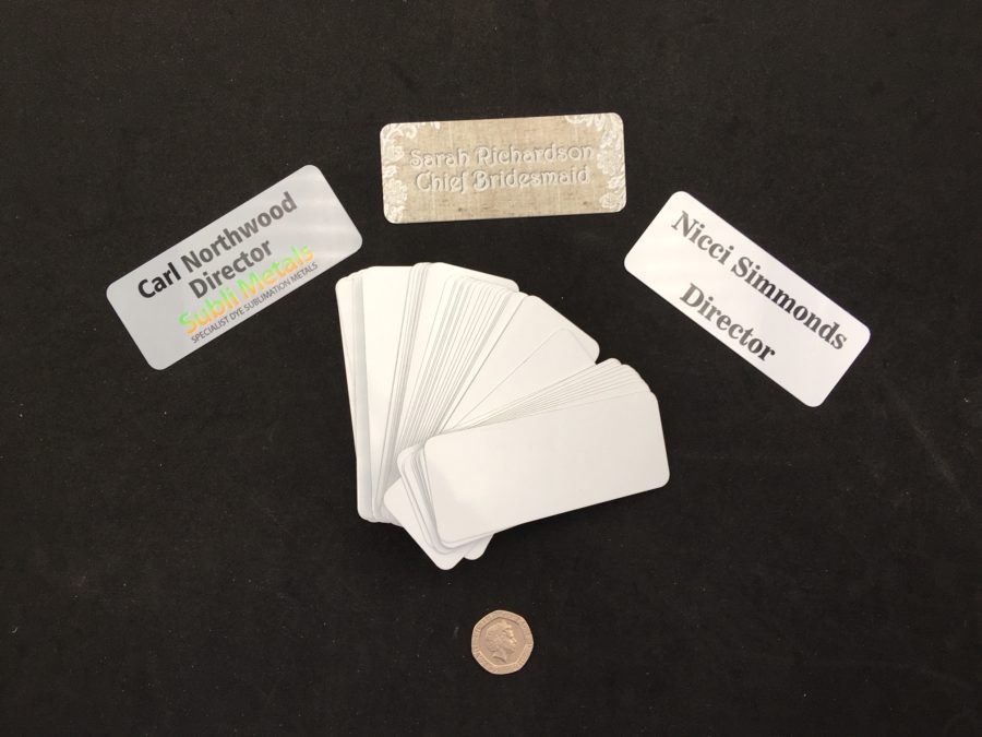 Name Badge Starter Pack - Subli Metals Ltd
