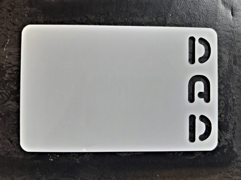 Wallet/Business cards with cutouts - Custom cut - Subli Metals Ltd