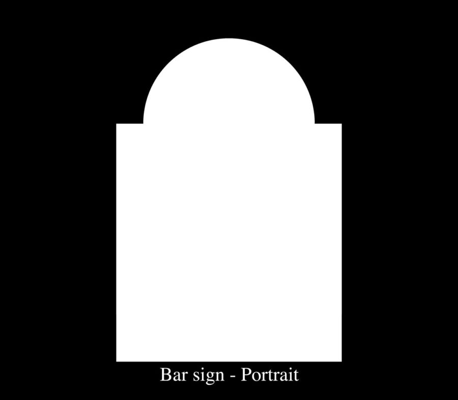 Wall Art Bar Signs - Giant A4 - Subli Metals Ltd