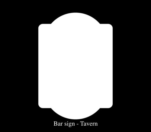 Wall Art Bar Signs - Giant A4 - Subli Metals Ltd