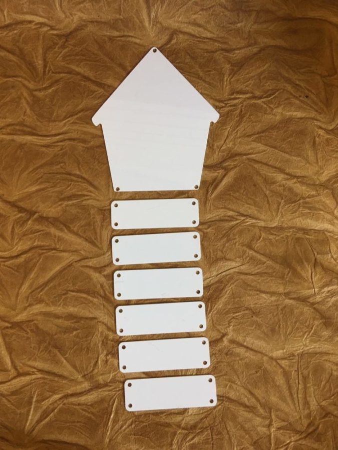 Build Your Own - Mini Panel Hanger Sets! (White 0.5mm) - Subli Metals Ltd