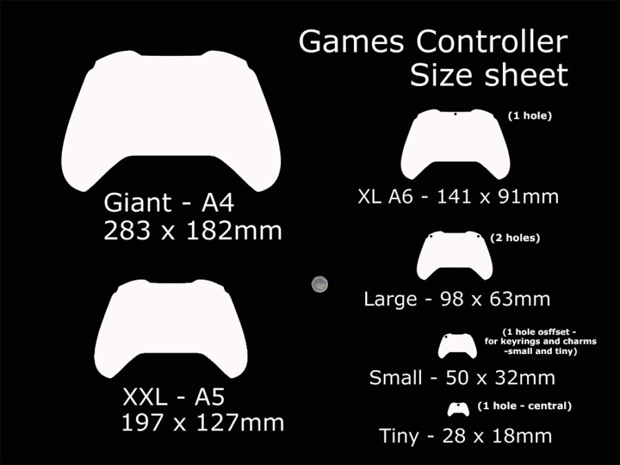 Games Console Controller Shape - Subli Metals Ltd