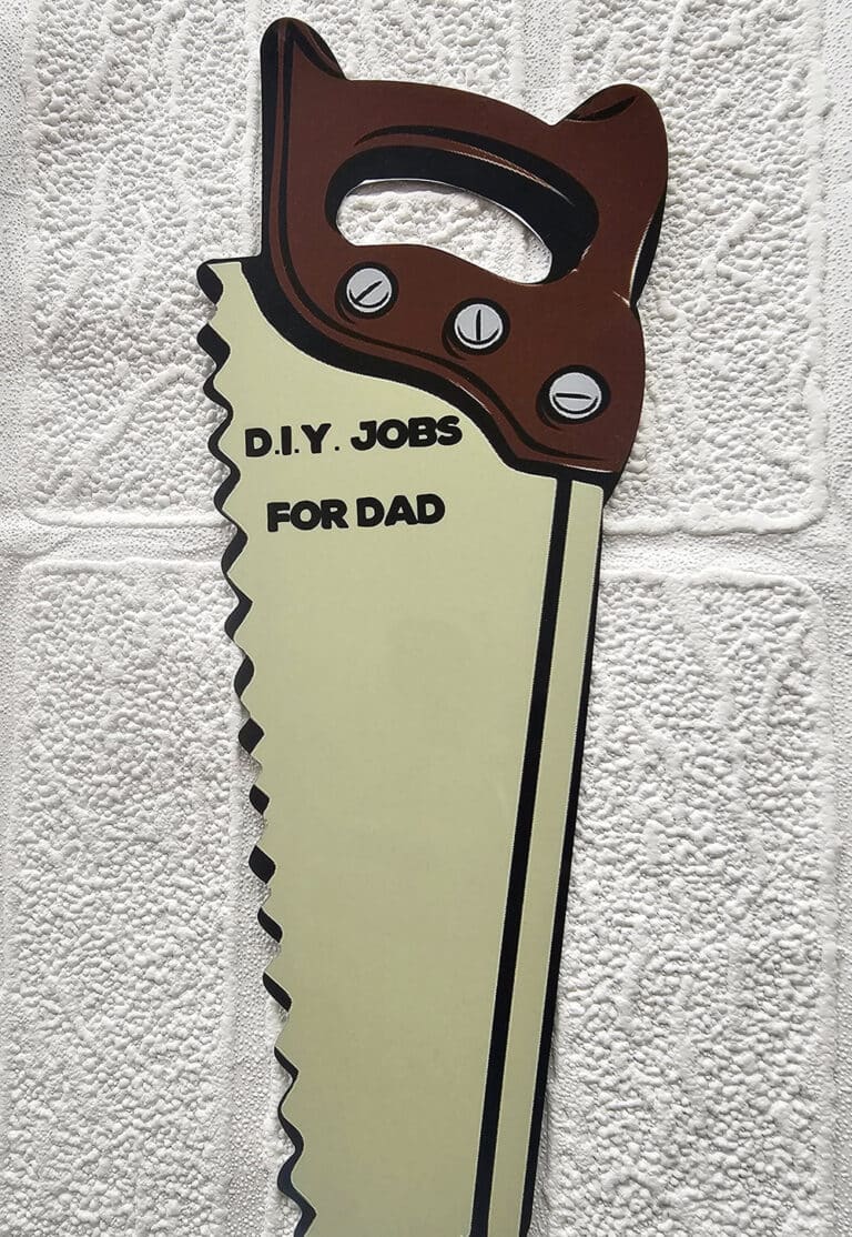 Hand Saw Shape (UPDATED! new sizes + A5 dry wipe sign added) - Subli ...