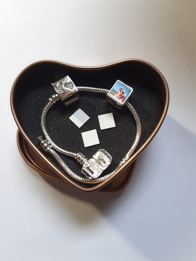 Pandora Style Cube Charms with Square Recesses - Subli Metals Ltd