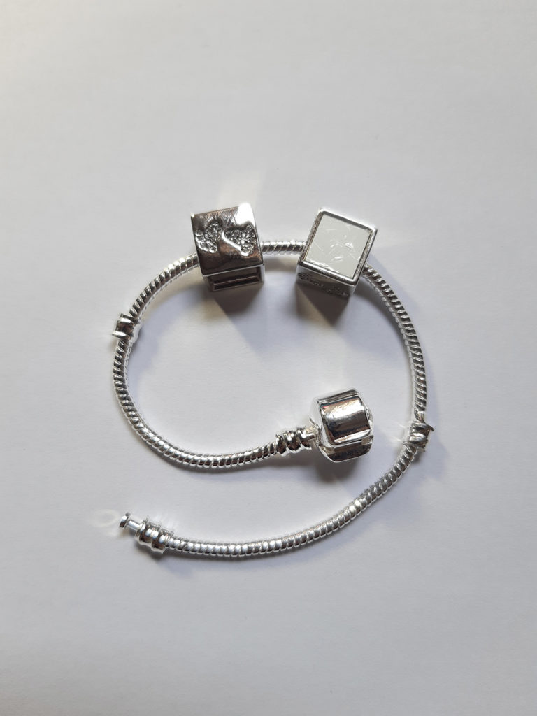 Pandora Style Cube Charms with Square Recesses - Subli Metals Ltd