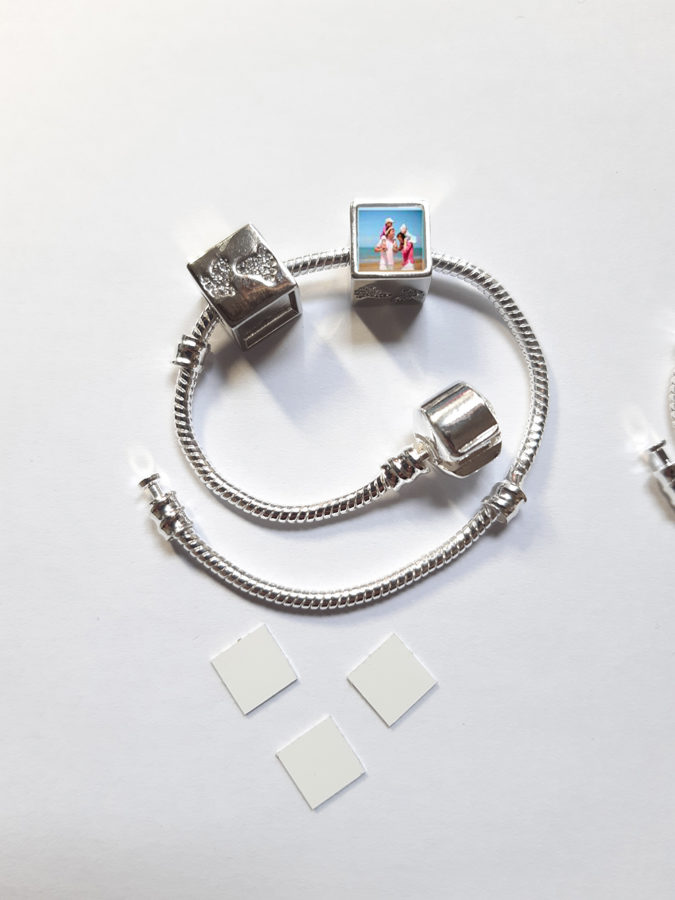 Pandora Style Cube Charms with Square Recesses - Subli Metals Ltd