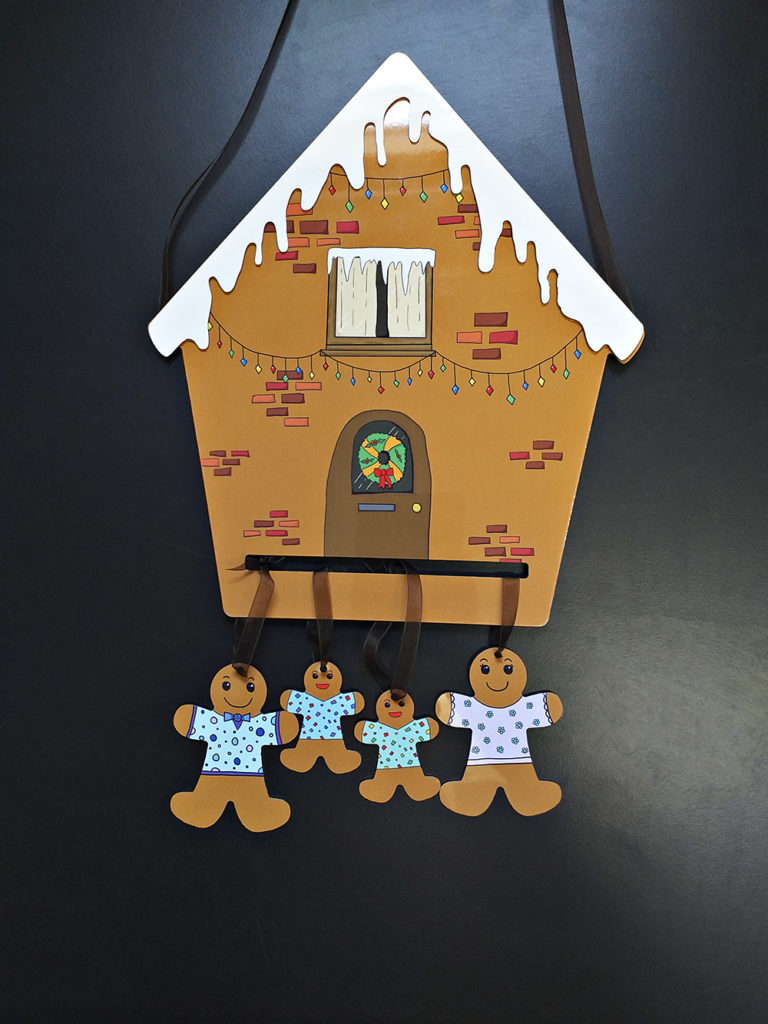 Gingerbread Family Wall Art - Subli Metals Ltd