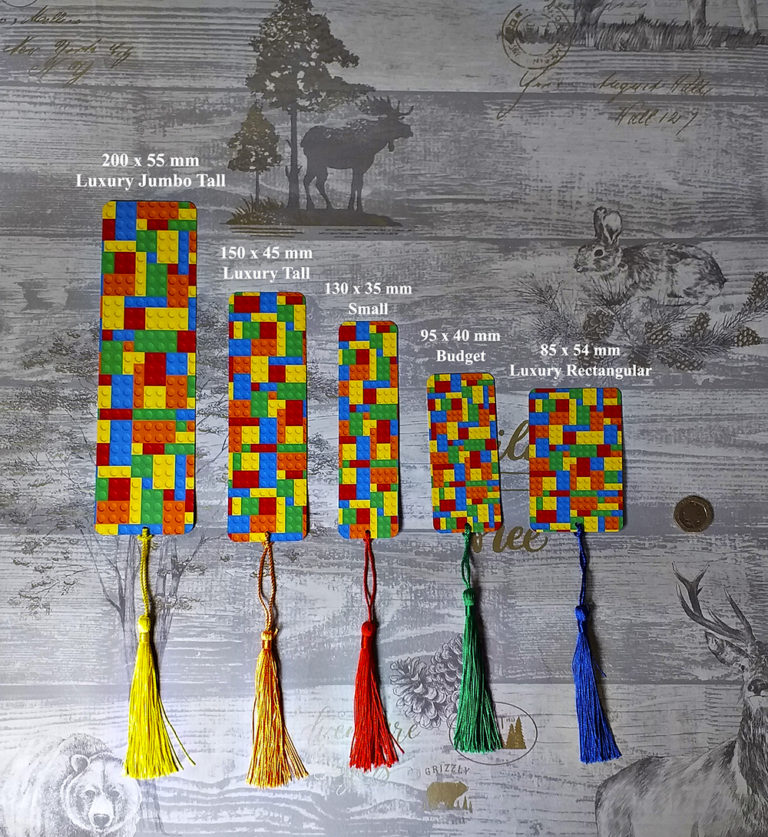 Luxury Jumbo Tall Bookmark - 200 x 55 mm - Subli Metals Ltd