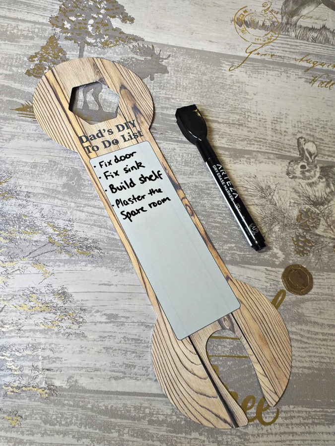 Tool and Transport Shapes - Dry Wipe Sign / Notice Board - Subli Metals Ltd