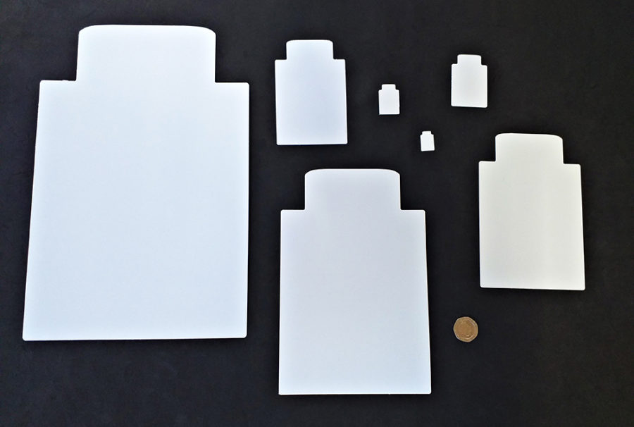 1 Stud Lego Style Brick Shape - Subli Metals Ltd