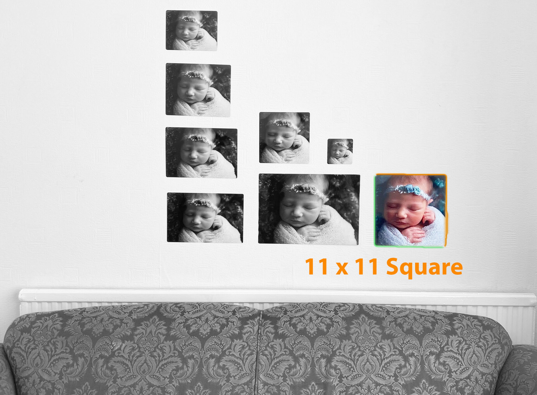 UPDATED 2025! Thicker 1mm+ Aluminium - A3 Square approx - 283 x 283 mm ...