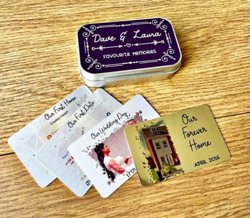 Metal Card Gift Set (for games, quizzes, flash cards, milestone, meme ...