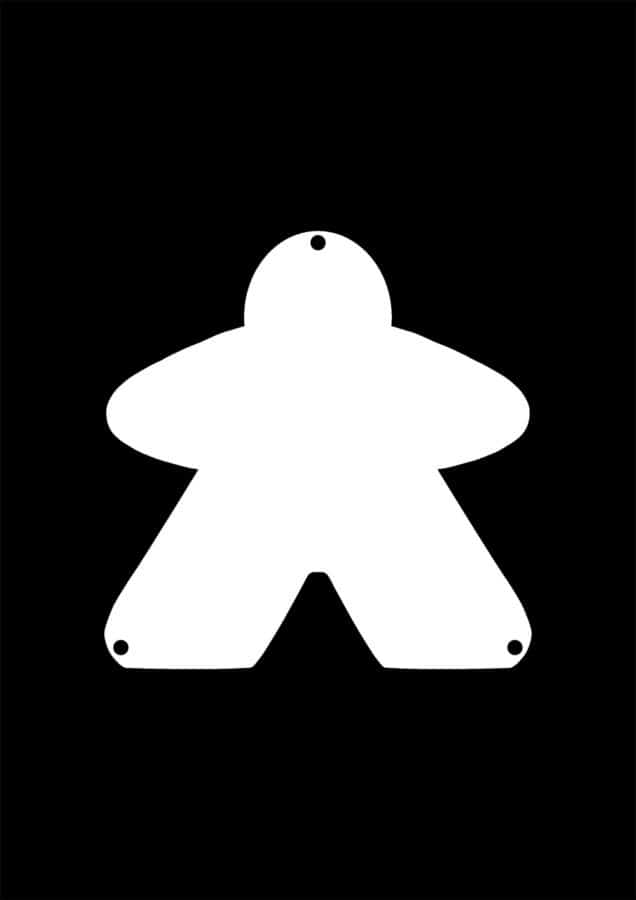 Meeple 'Game Token' Shape - Subli Metals Ltd