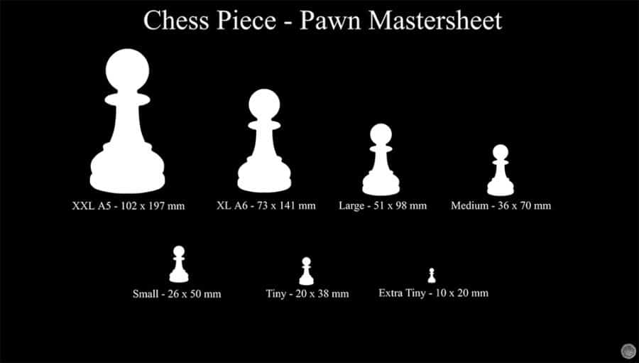 Chess Piece - Pawn Shape - Subli Metals Ltd