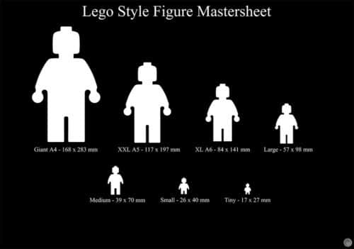 Lego Style 'Minifig" Shape - Subli Metals Ltd