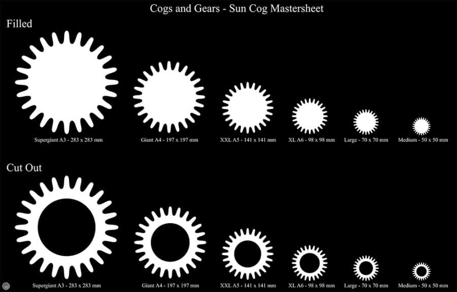 Sun Cog Shape - Subli Metals Ltd