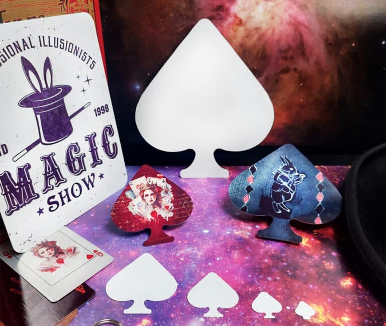 Playing Card Suits - Club, Diamond, and Spade Shapes (Custom Cut ...