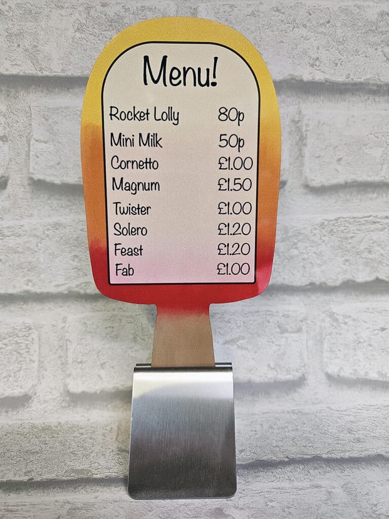 Ice Cream and Ice Lolly Shapes - Subli Metals Ltd