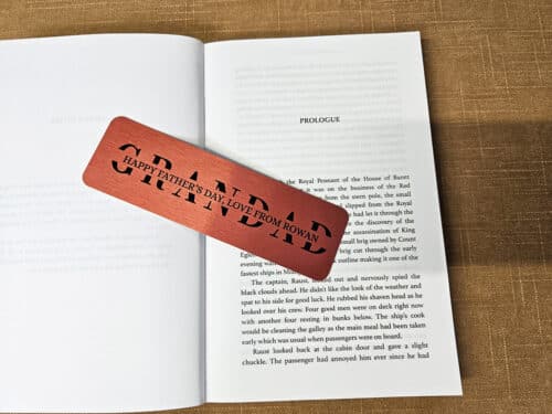 Luxury Tall Bookmark - 150 x 45mm (Updated! Rose/Pink Gold options ...