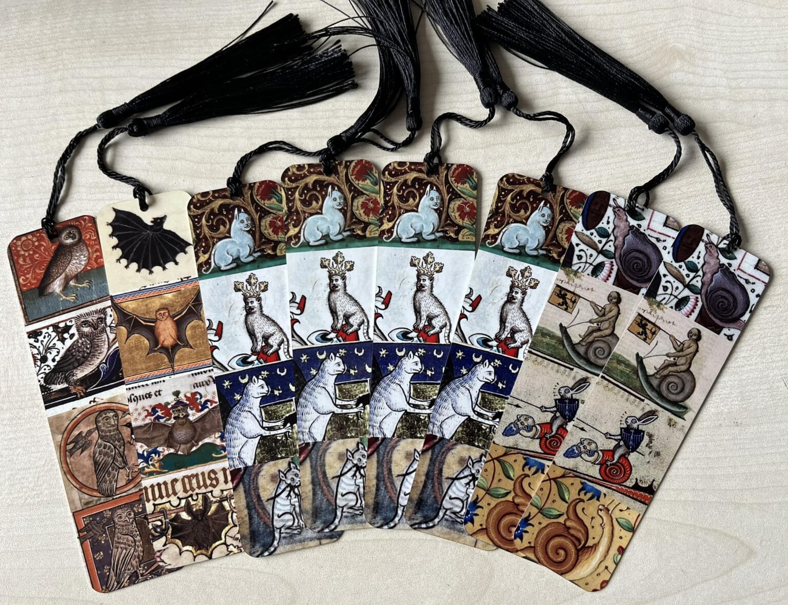 Updated! Double Sided White and Bright Silver 0.5 or 0.7mm Bookmarks ...