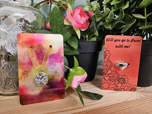 Jewellery Display Card - Subli Metals Ltd