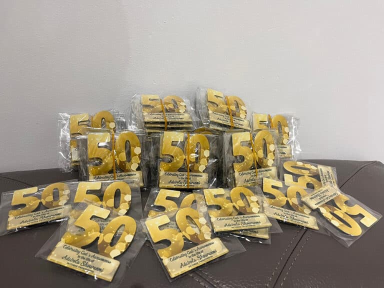 Number Badges (Custom Cut) - Subli Metals Ltd