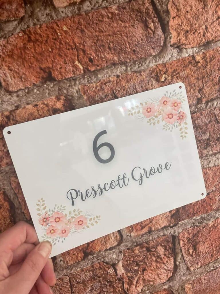 UPDATED! Custom cut Large Sign 3 - variable size MAX 200mm x 200mm ...