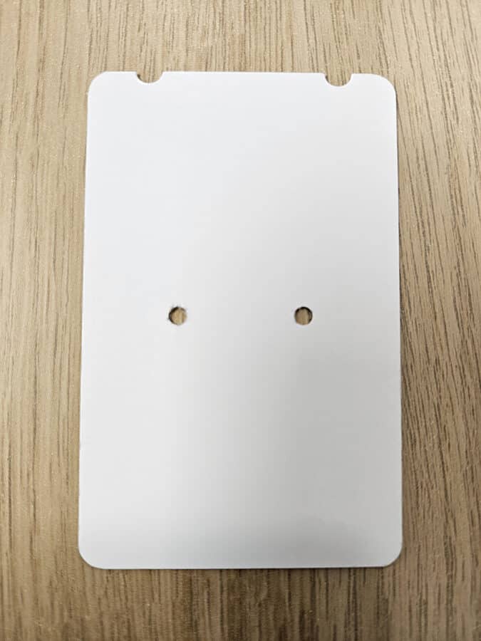 Jewellery Display Card - Subli Metals Ltd