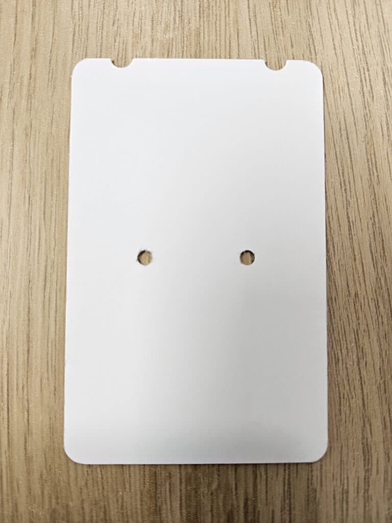 Jewellery Display Card - Subli Metals Ltd