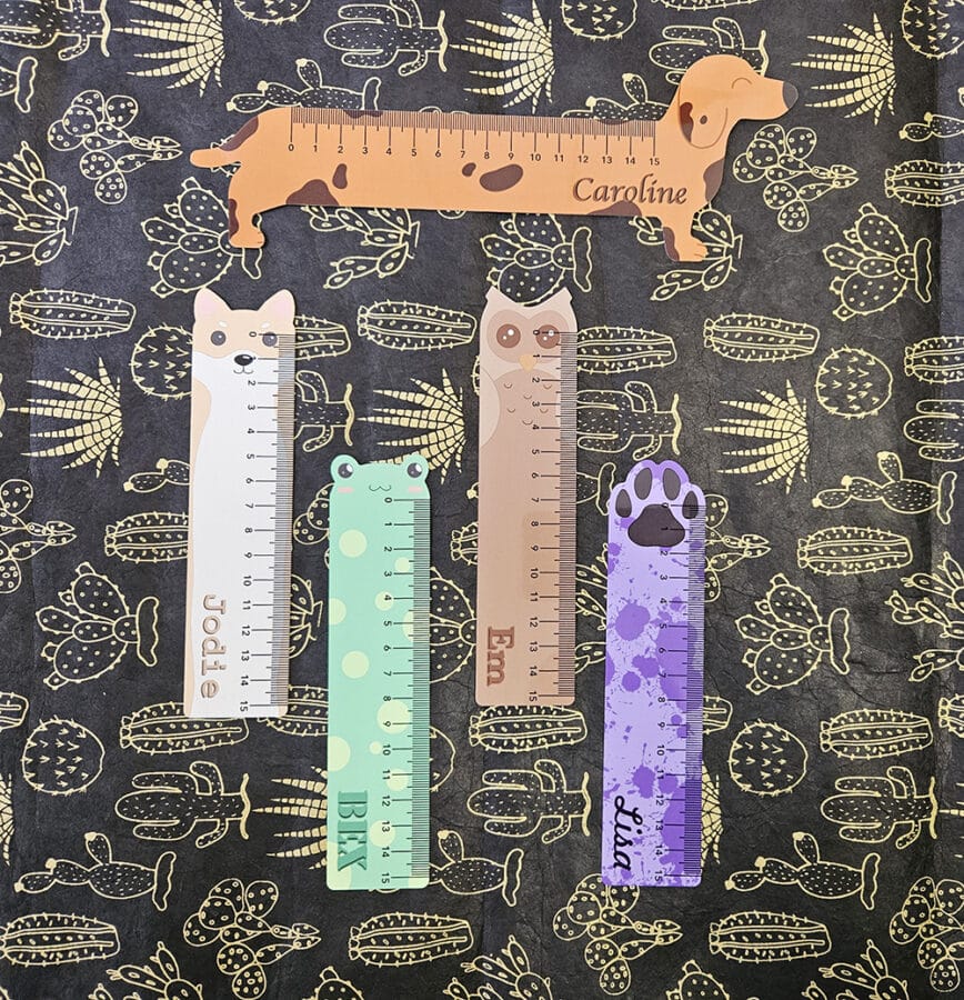 Fancy Shaped Rulers (and/or bookmarks!) - Subli Metals Ltd