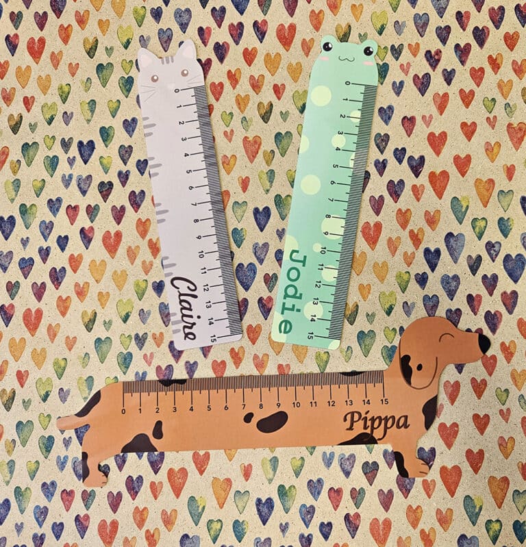 Fancy Shaped Rulers (and/or bookmarks!) - Subli Metals Ltd