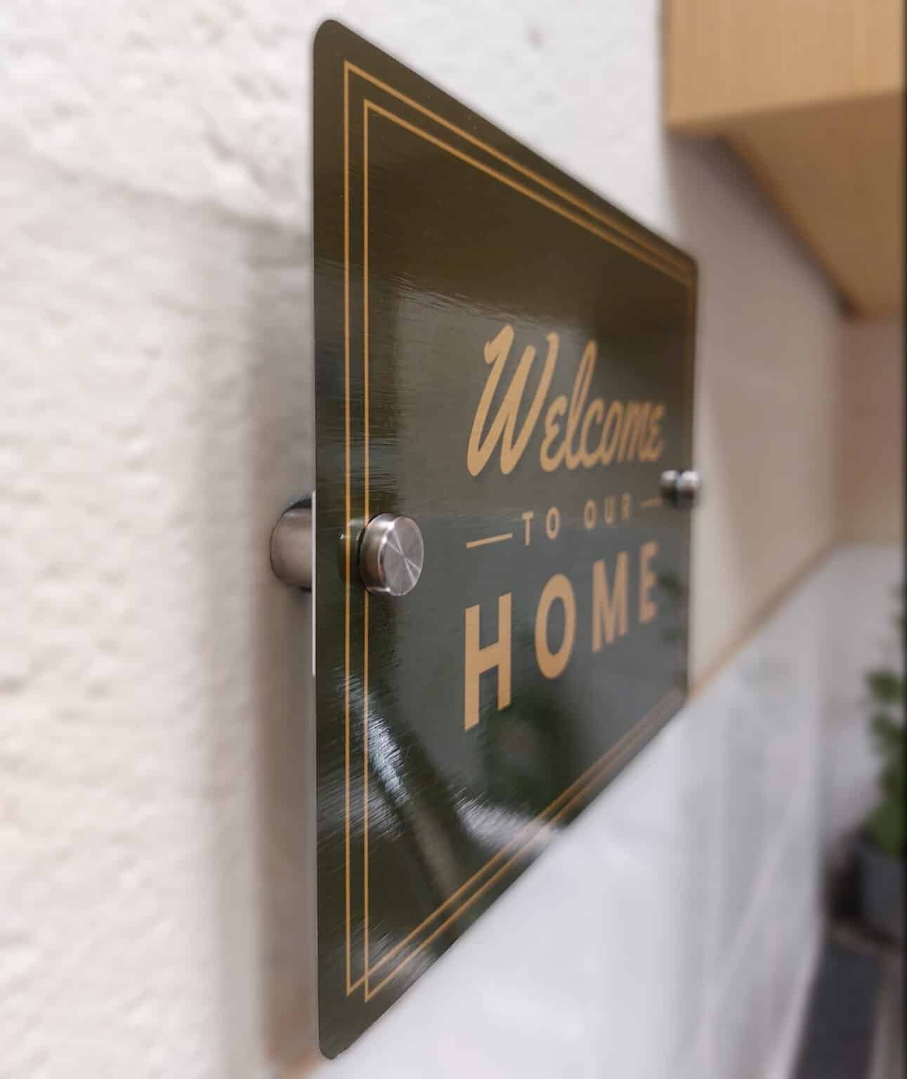 House Signs / Wall Art - A3, A4, A5 approx with 9mm holes (and stand ...
